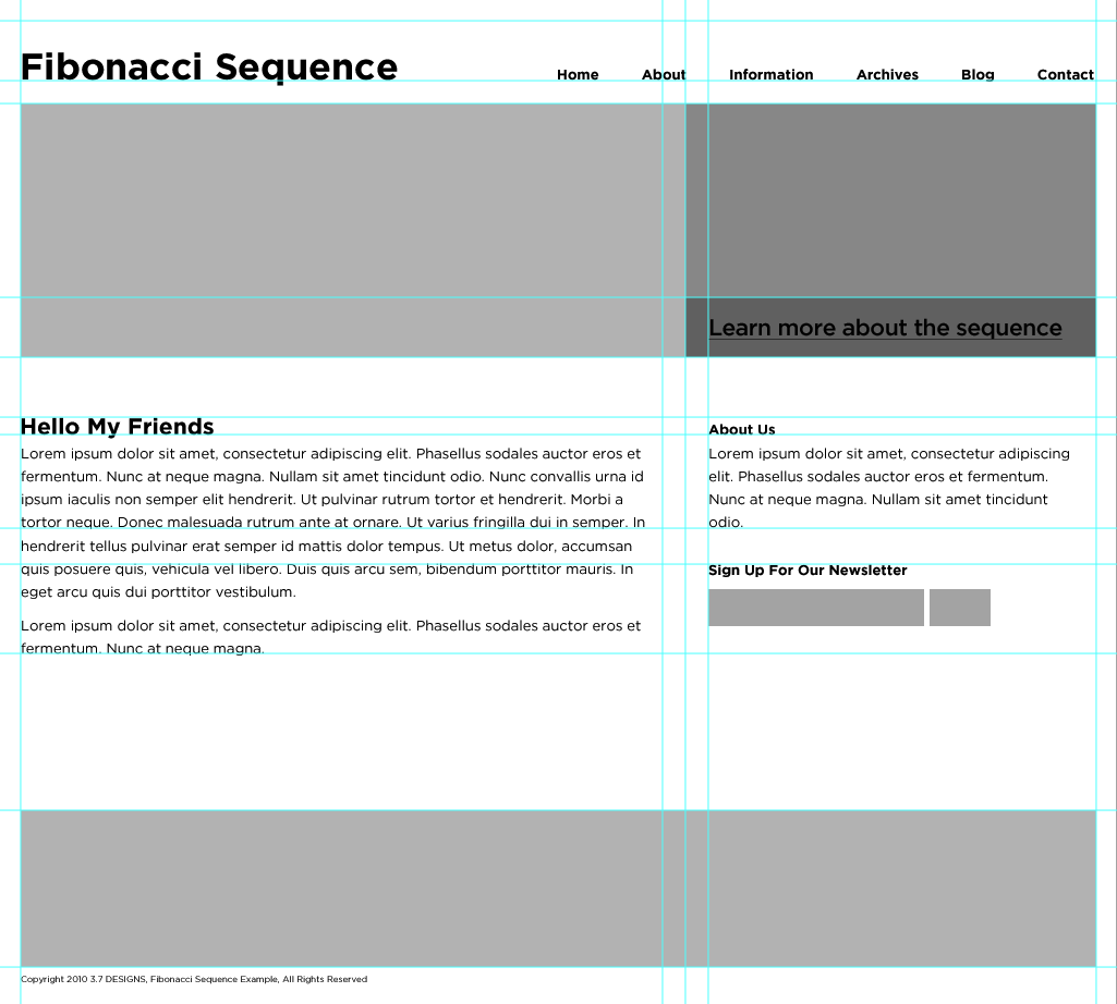 Design With the Fibonacci Sequence for Visual Harmony